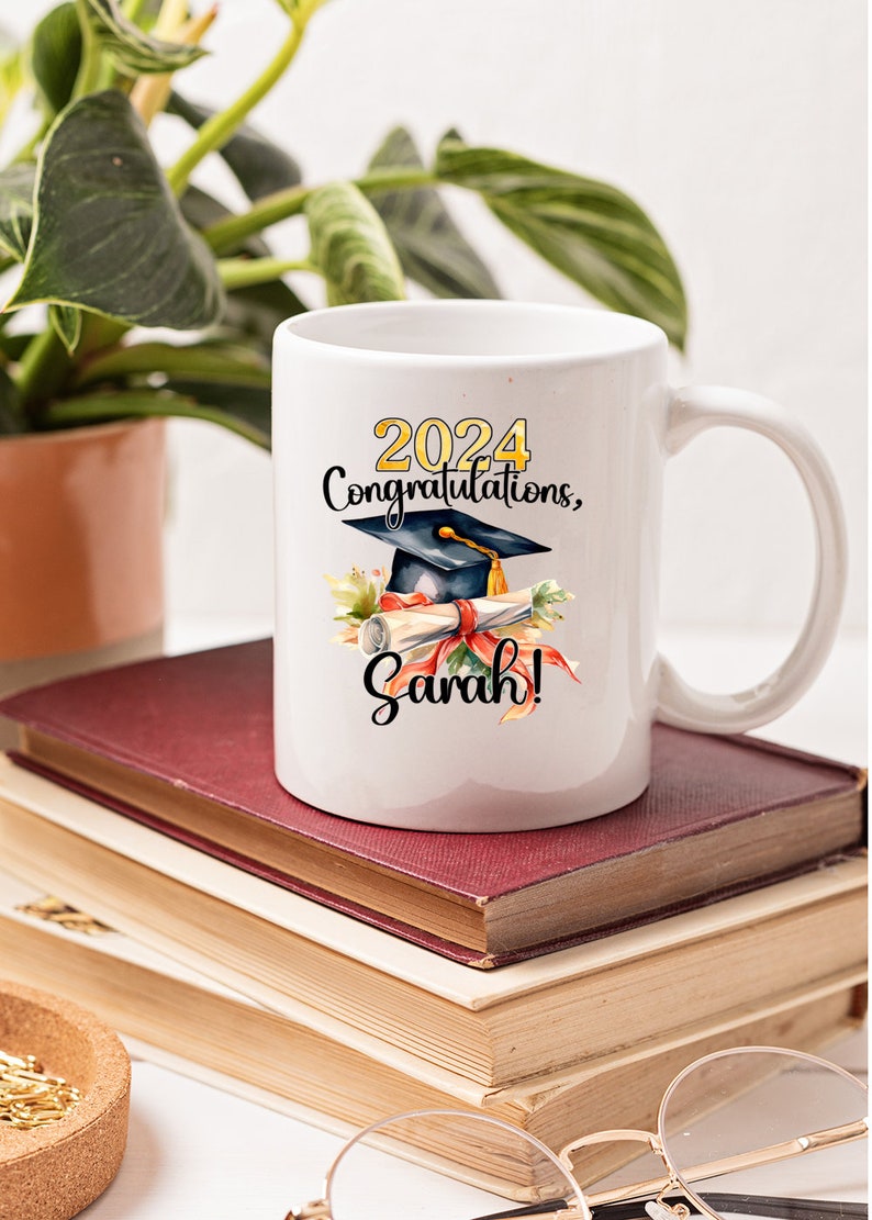 Personalized Class of 2024 Graduation Mug Custom Graduation Gift Idea ...