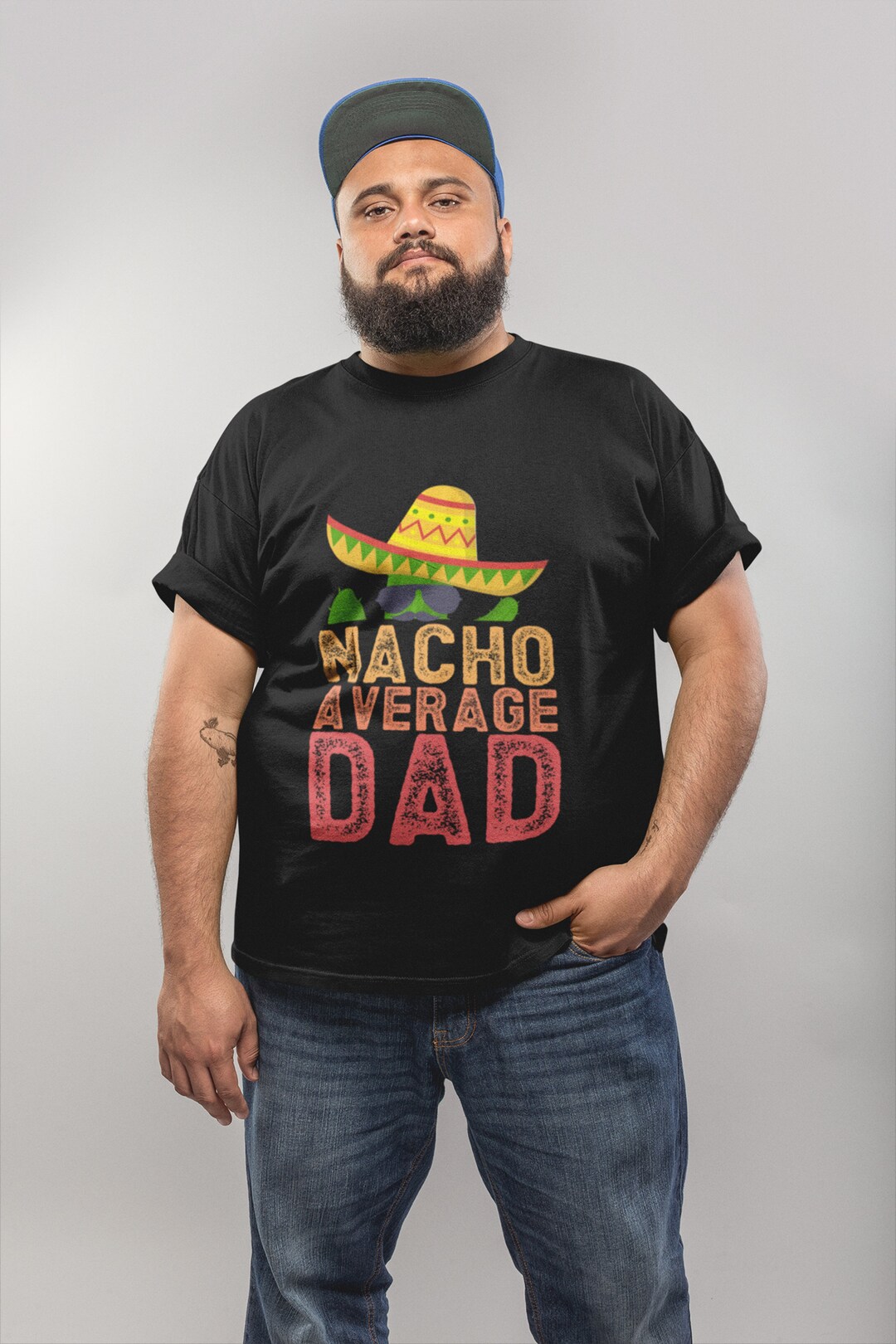 Mexican Dad Nacho Average Dad Shirt, Funny Father's Day Gifts, Dad ...