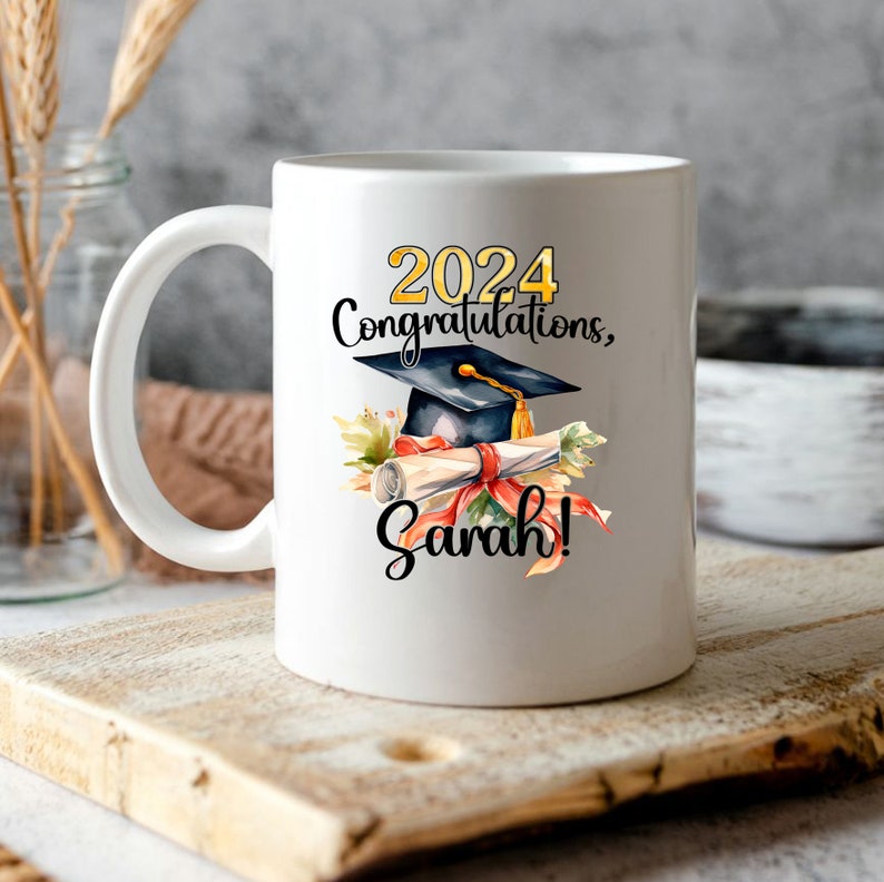 Personalized Class of 2024 Graduation Mug Custom Graduation Gift Idea ...