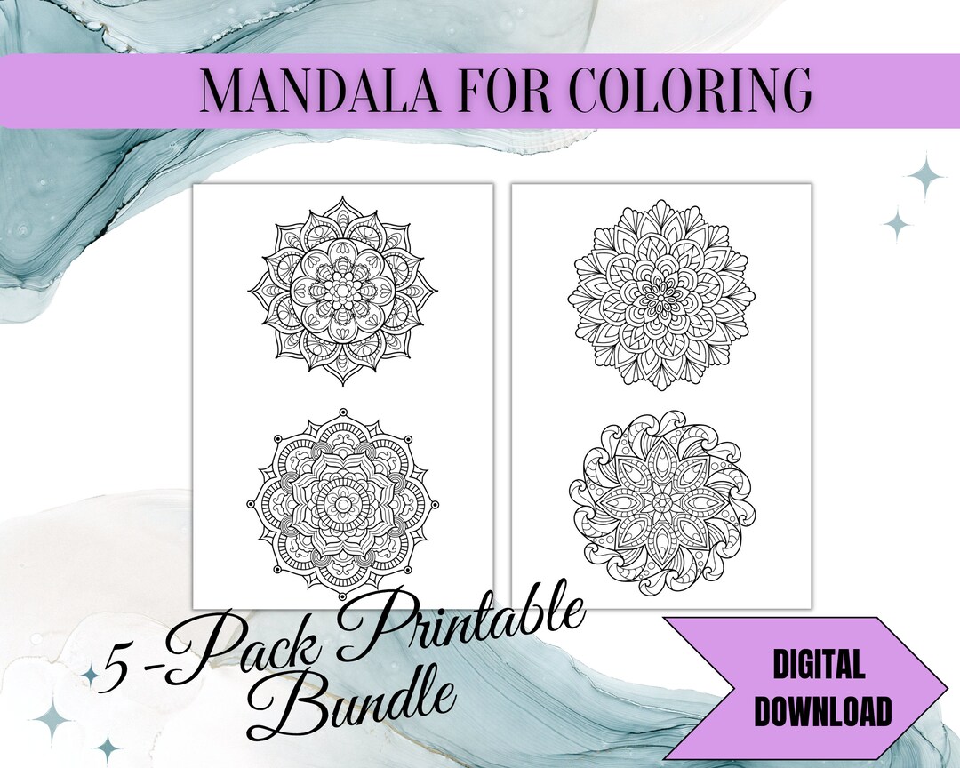 MANDALA SVG Bundle for Mental Health and Wellness, Self-care Mandala ...