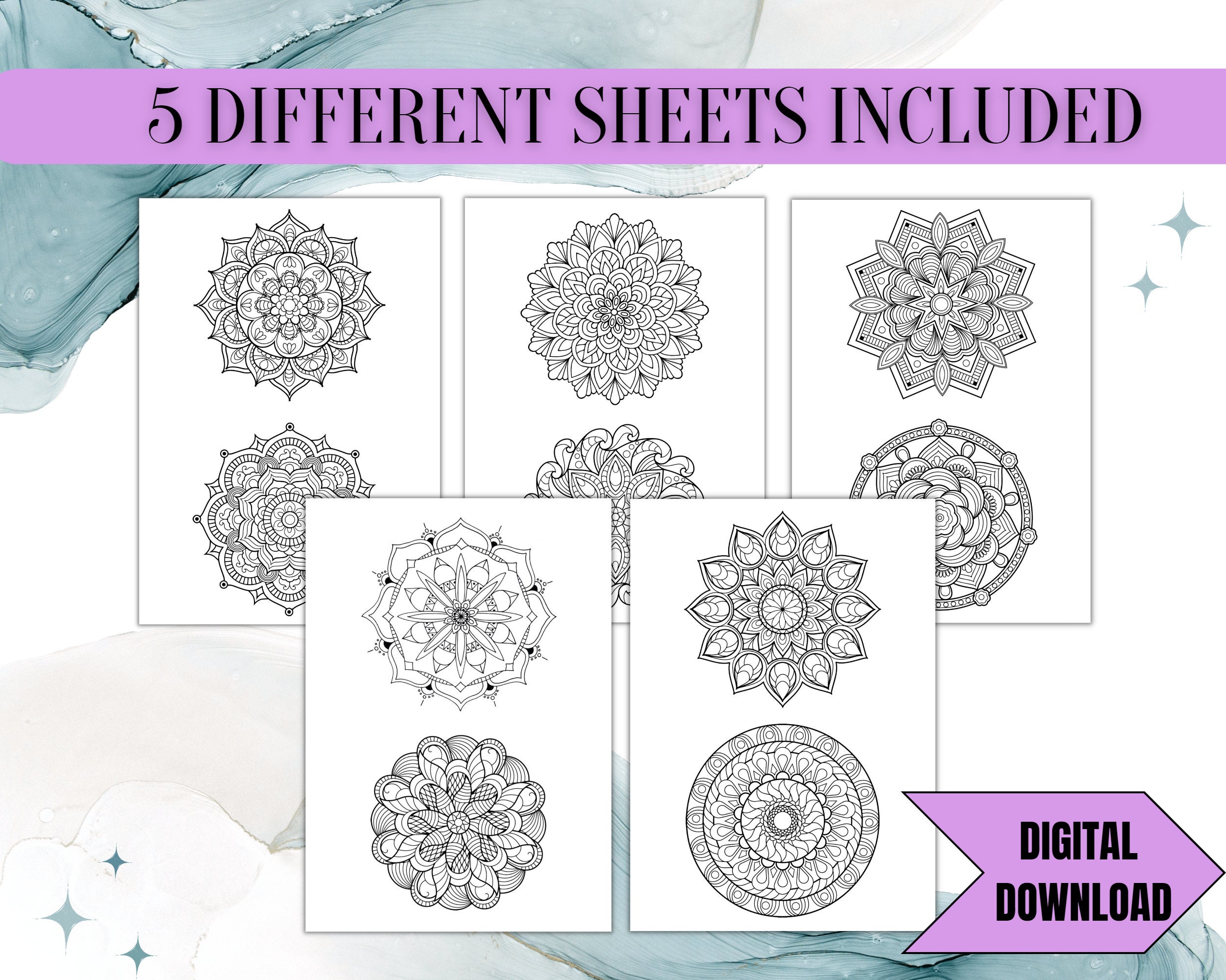 MANDALA SVG Bundle for Mental Health and Wellness, Self-care Mandala ...