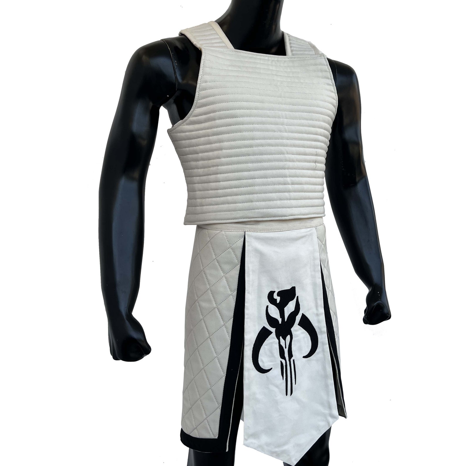 Inspired by Mandalorian Kama and Vest With Embroidery - Etsy