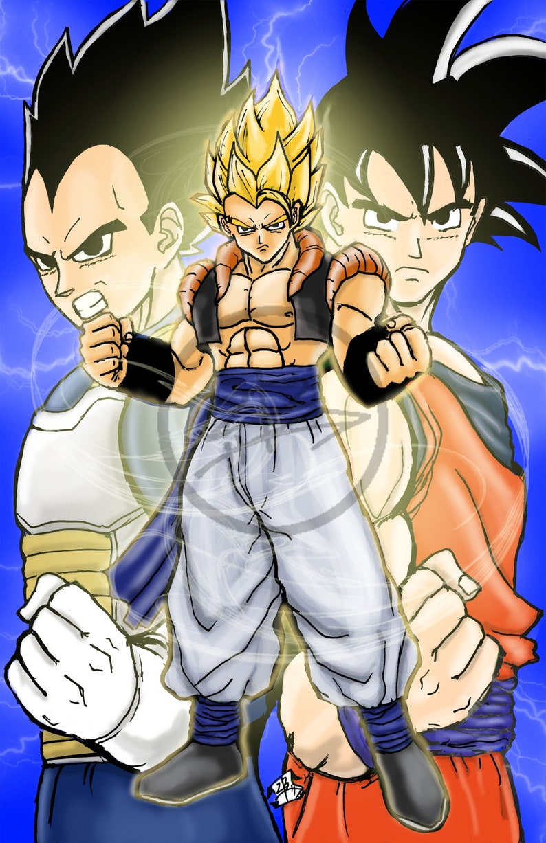 Gogeta Art Print - Etsy