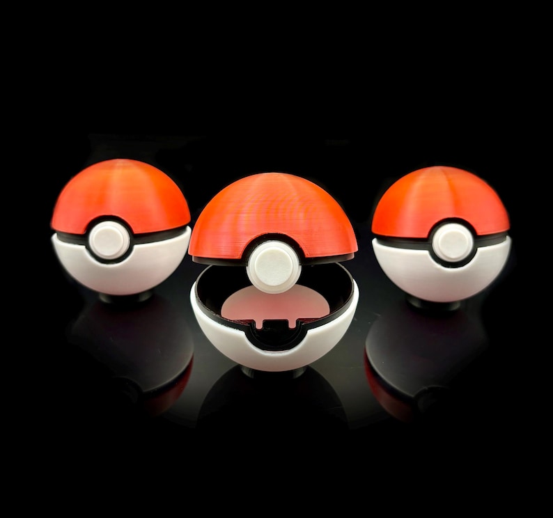 Fully Functional Pokeball - 3D Printed - Etsy