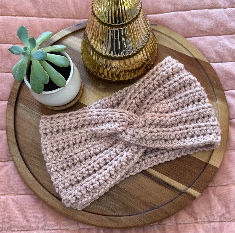 Twisted Ear Warmer Crochet PATTERN - Etsy