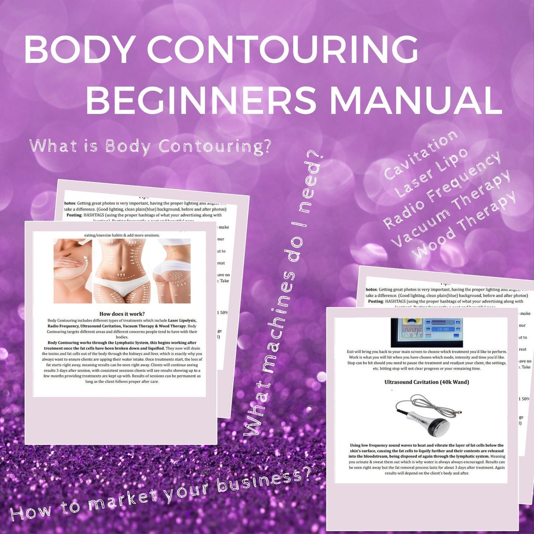 Body Sculpting Beginners Manual | All You Need Body Contouring Guide - Etsy