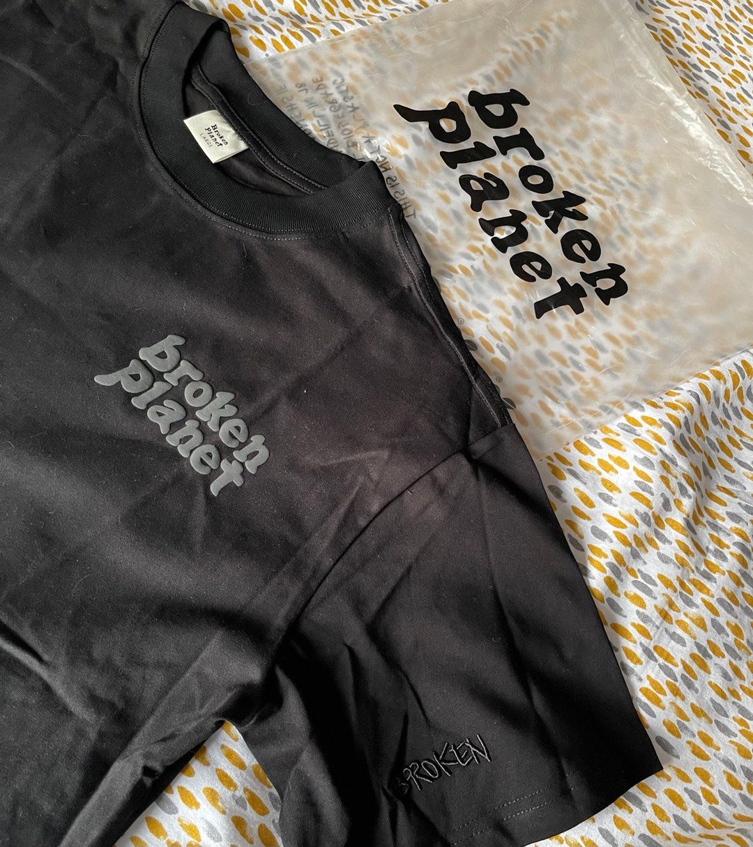 3D Puff Print 100% Cotton Black T-shirt Streetwear T-shirt Puff Print T ...