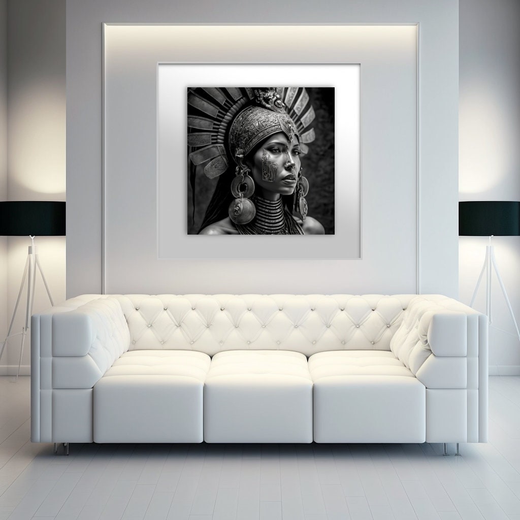 Inca Art #02 - Peruvian Goddess - Digital Download - AI Art ...