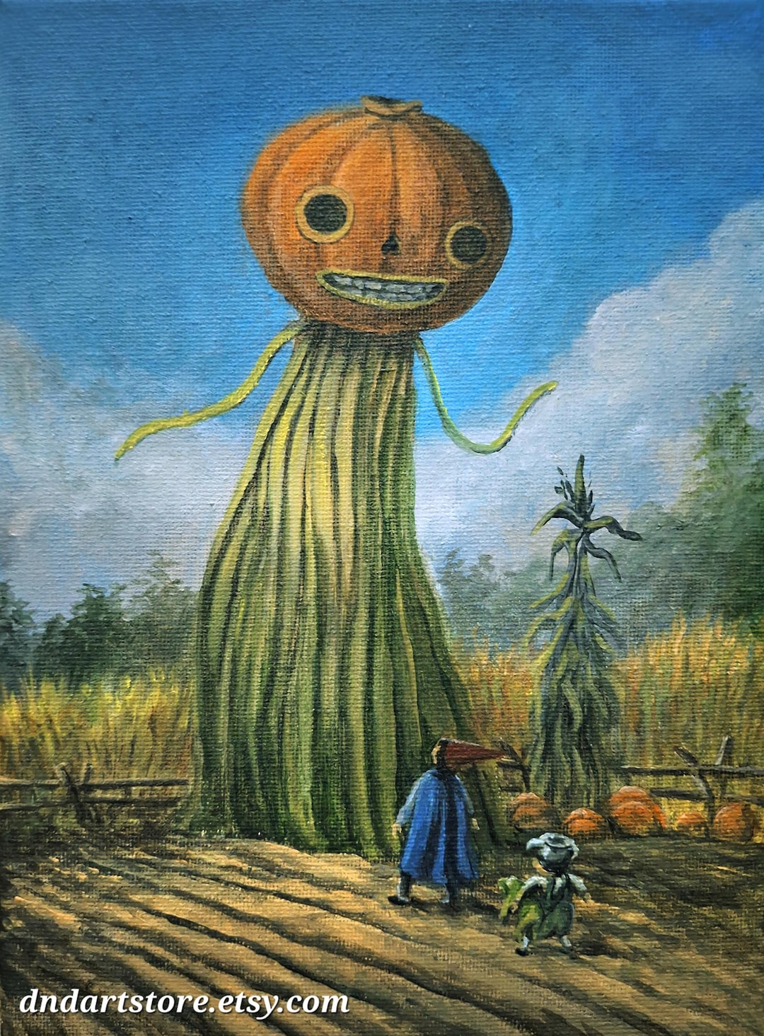 Over the Garden Wall Enoch Oil Painting - Etsy