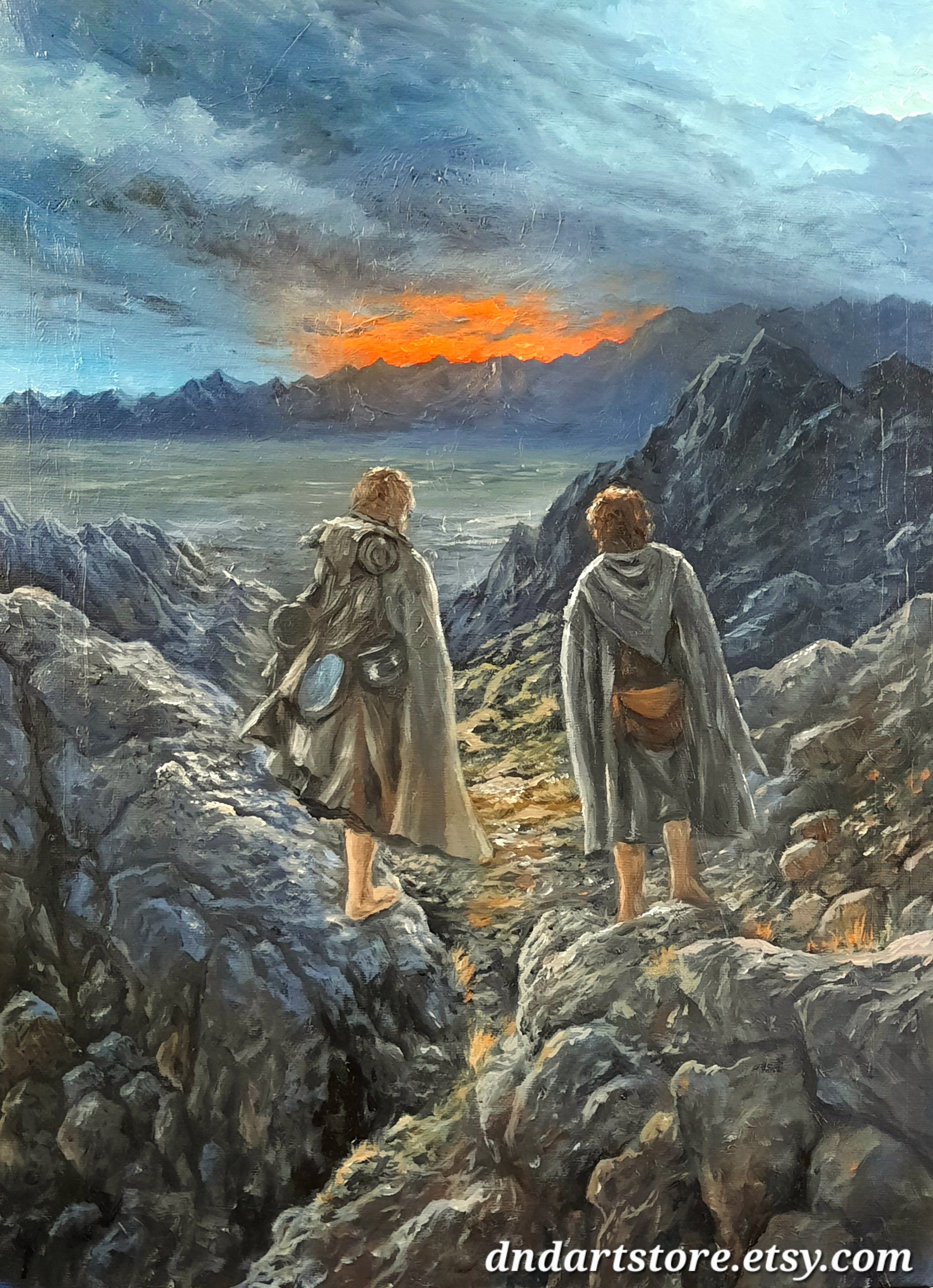 Fondo De Pantalla De Frodo Y Sam