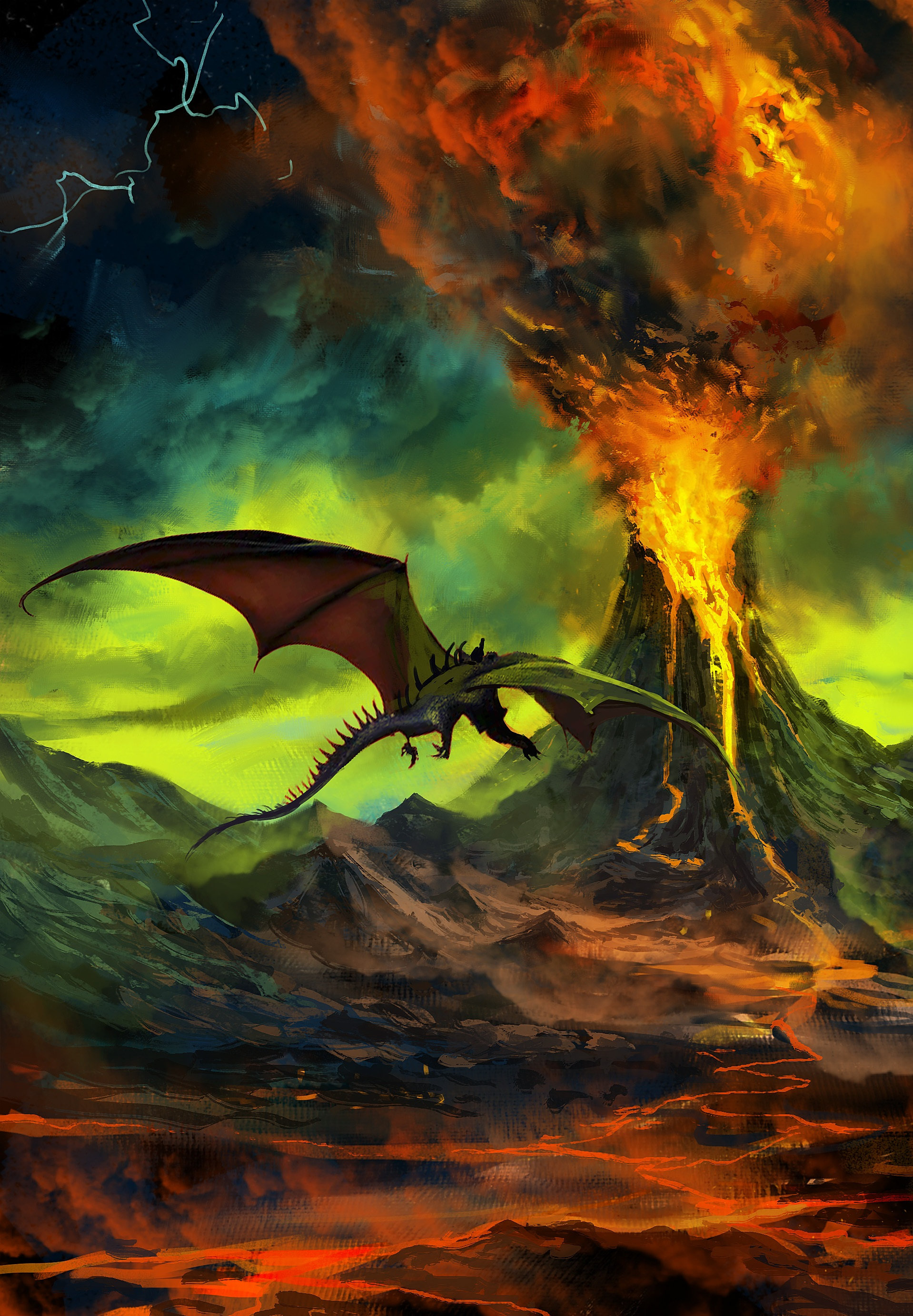 Lord Of The Rings Landscape Mordor