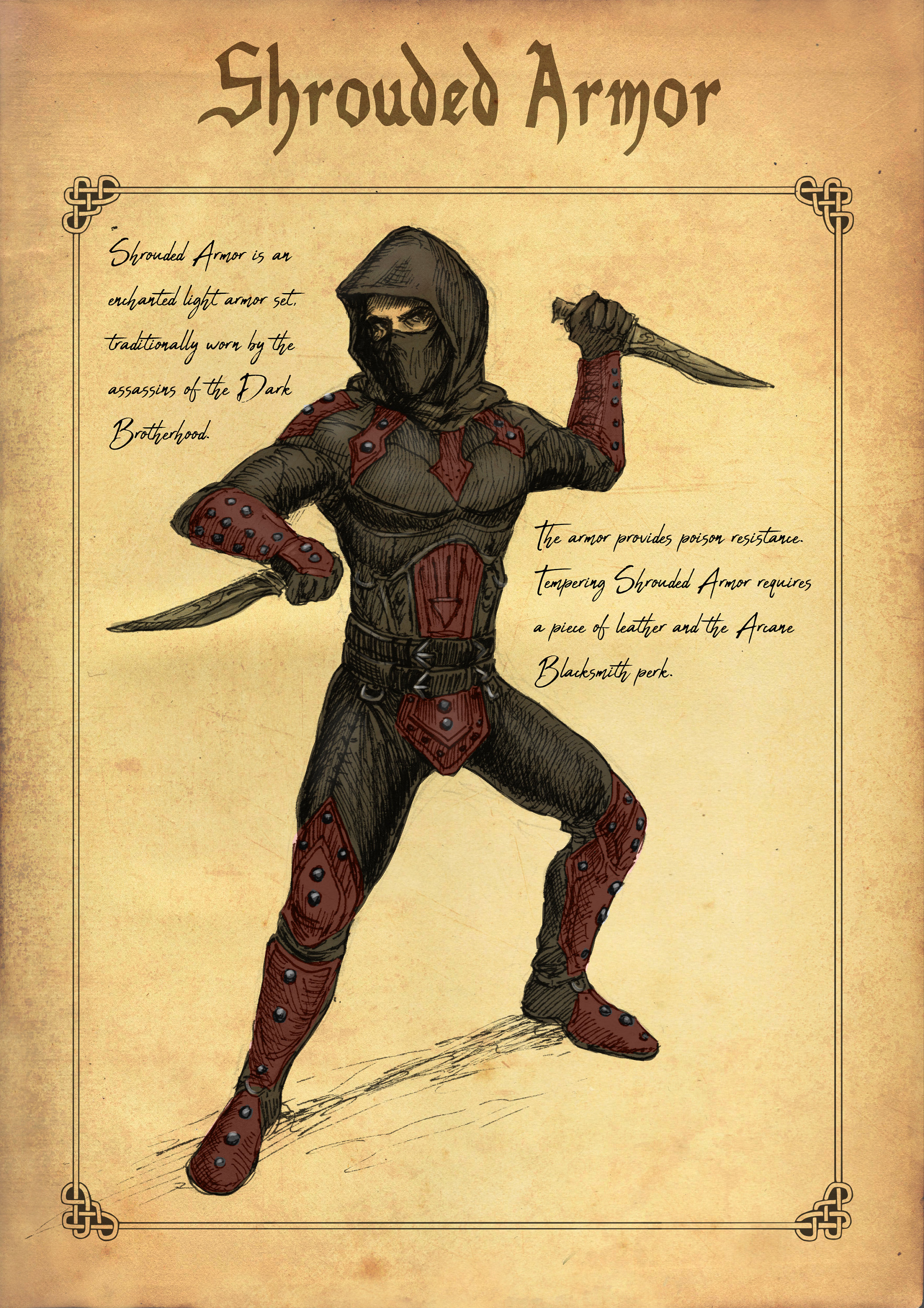 Skyrim Assassin Art