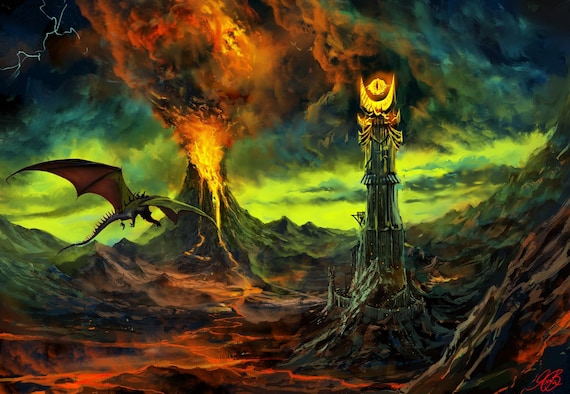 Lord Of The Rings Landscape Mordor