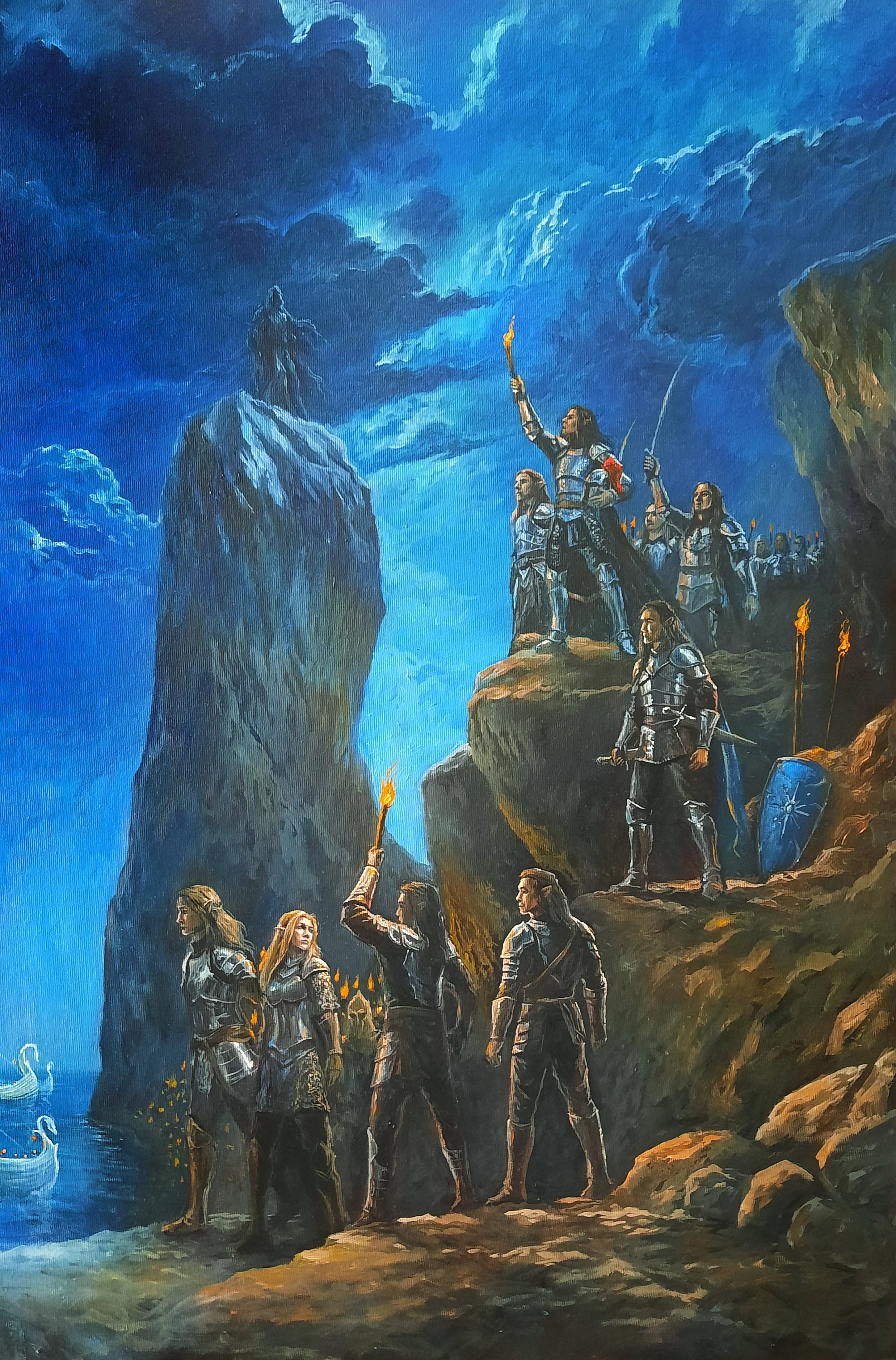 Lord of the Rings Silmarillion Mandos Doom of the Noldor Oath of Feanor ...