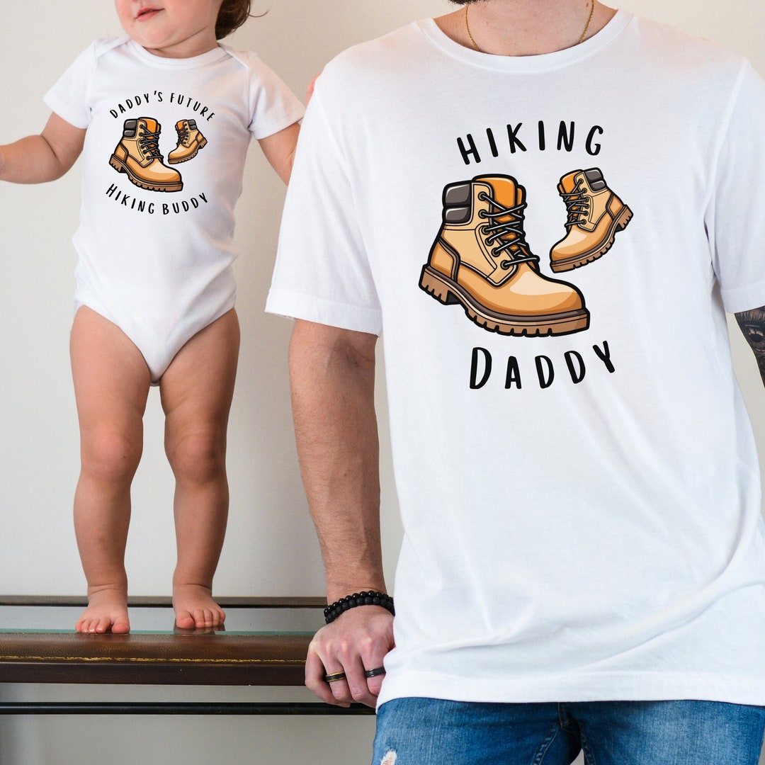 Hiking Daddy and Mini, Matching Hiking Shirt, Daddy and Baby Hiker ...