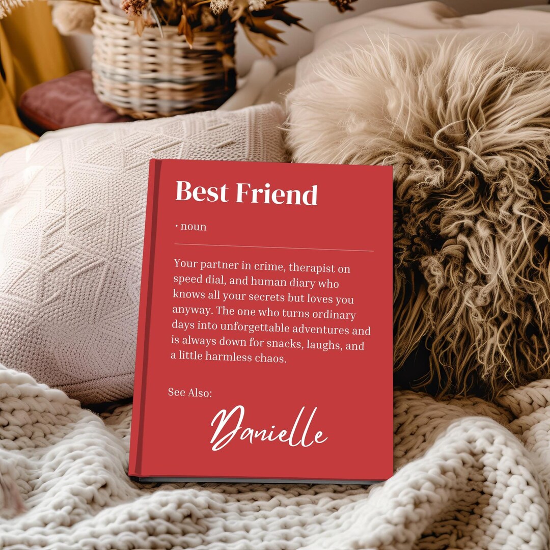 Personalised Best Friend Journal, Valentine's Day, Birthday Gift ...