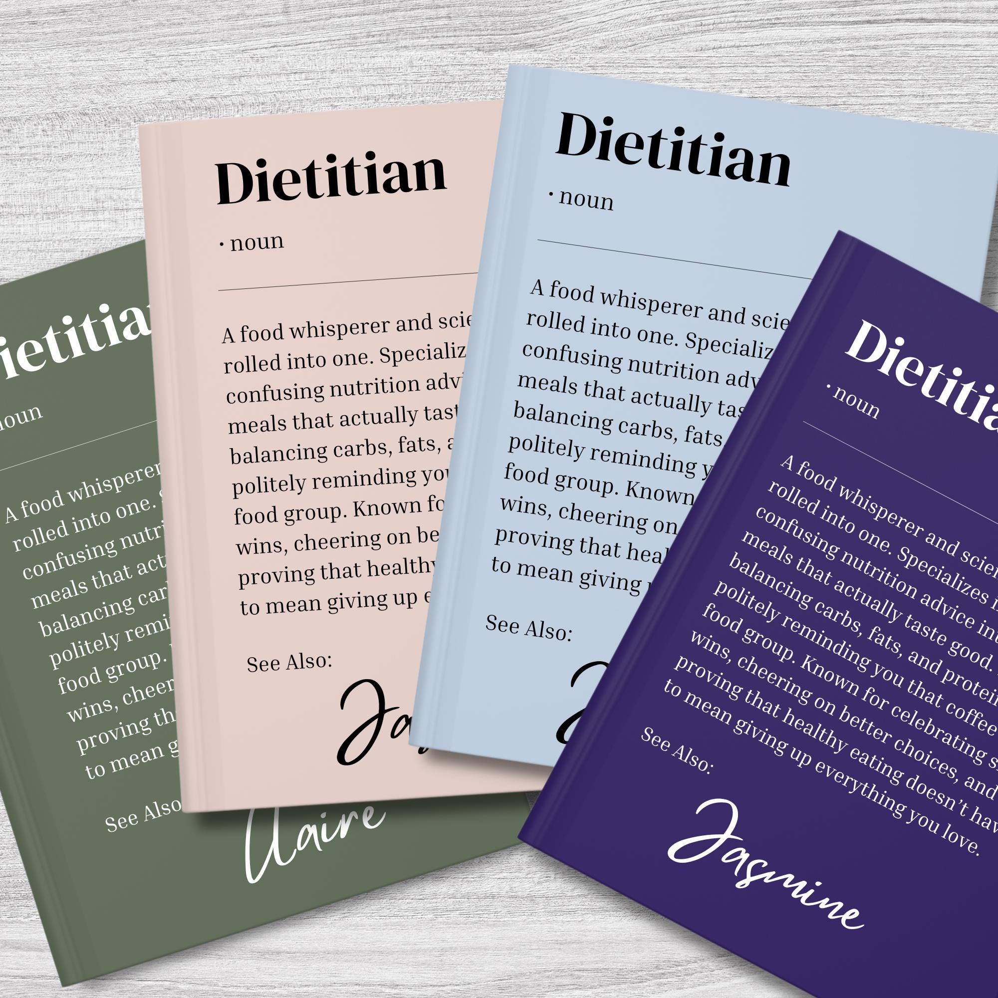 Dietitian Nurse Journal Nurse Appreciation Gifts, New Nurse Gift ...