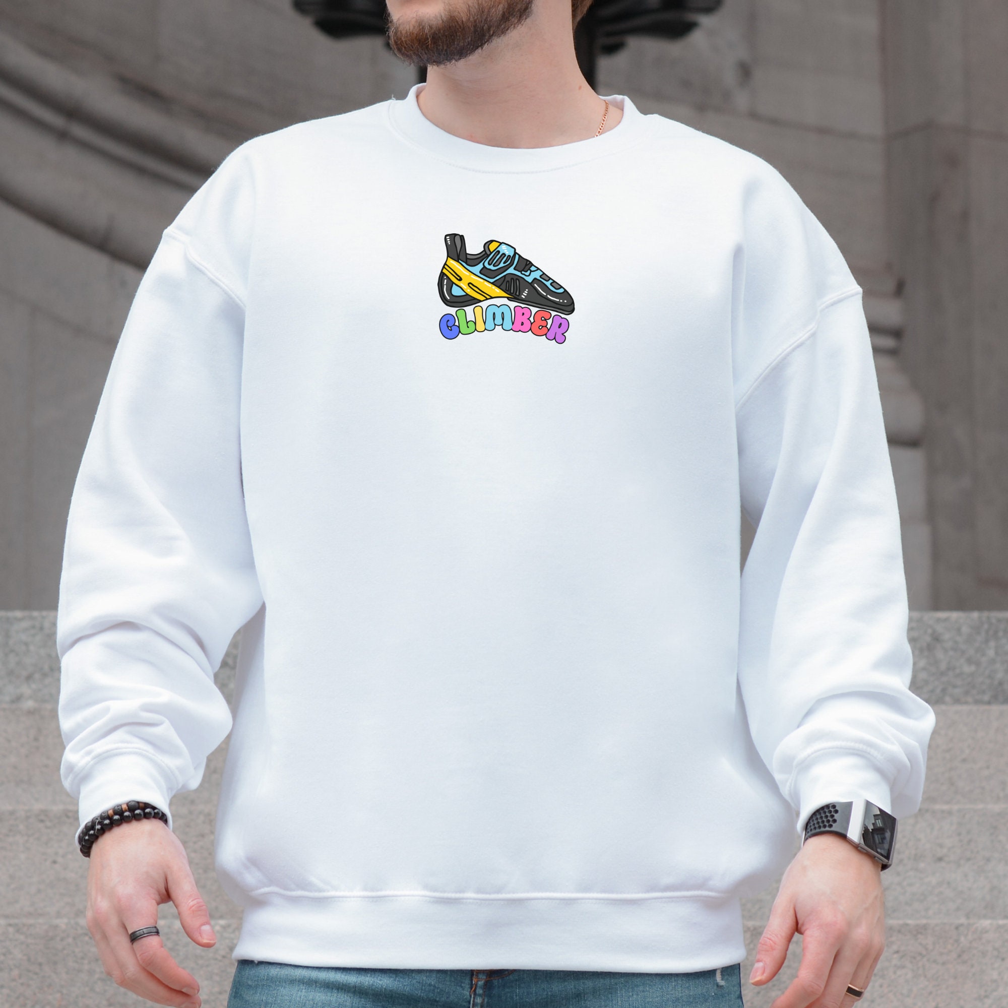 Climbing Sweatshirt, Rock Climb, Bouldering Sweater, Climber, Gift for ...