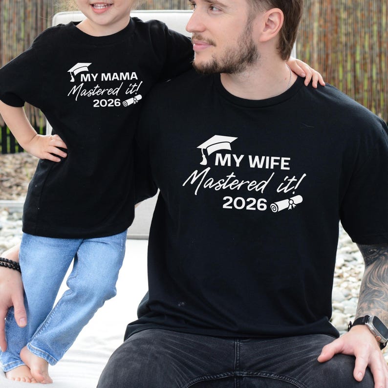 Masters Graduation Family Shirts, 2026, Proud Family Shirts, Masters ...