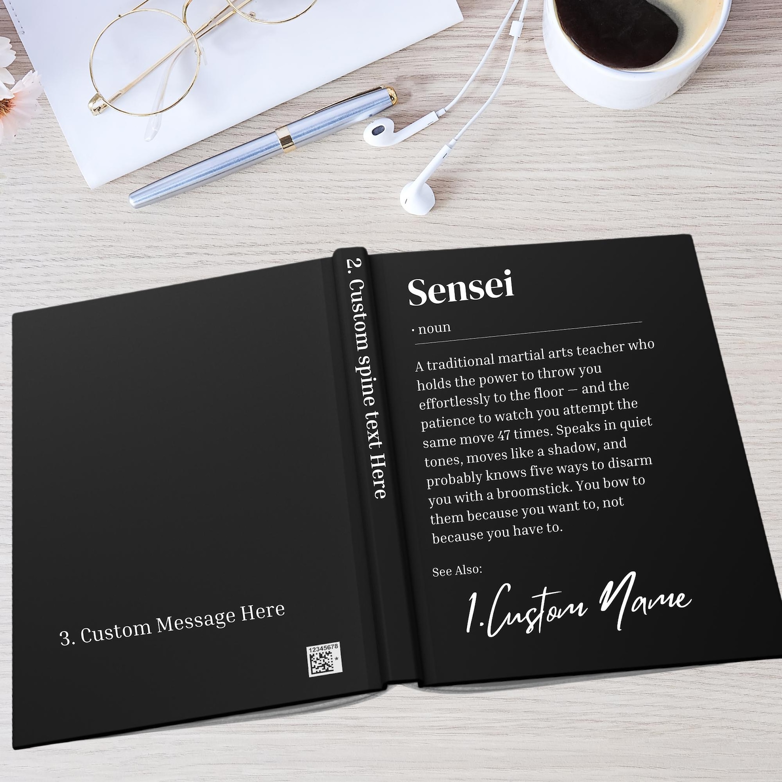 Personalized Sensei Gift Judo, Karate, Teacher Gift, Gift for Japanese ...