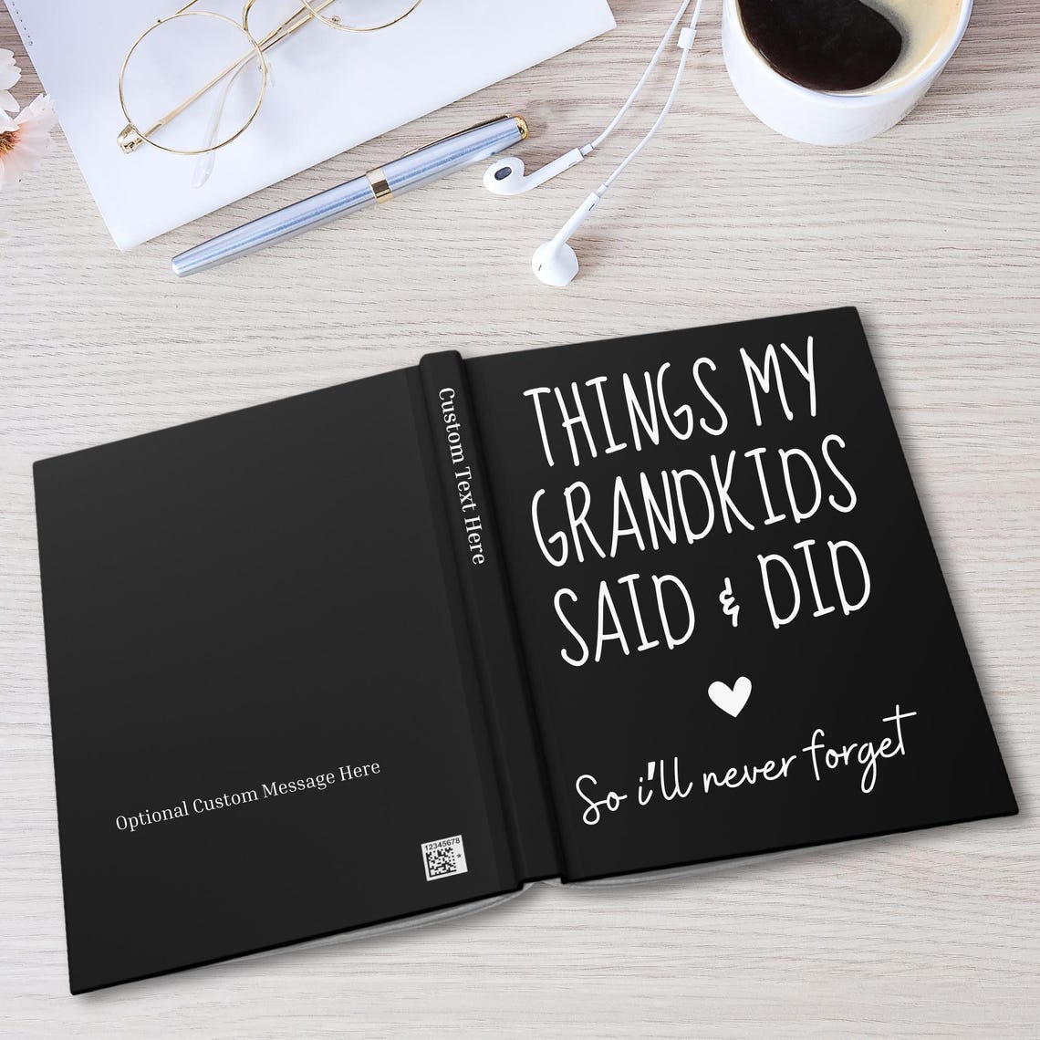 Grandparents Journal, Grandma Gift From Grandkids, Memory Book ...
