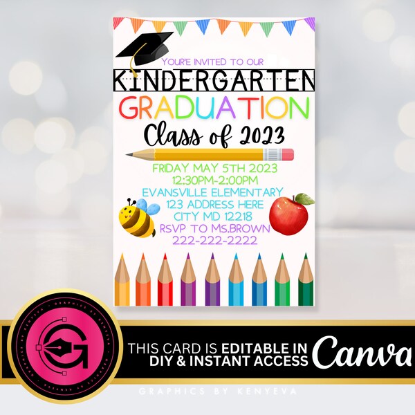 Pre K Graduation Party - Etsy