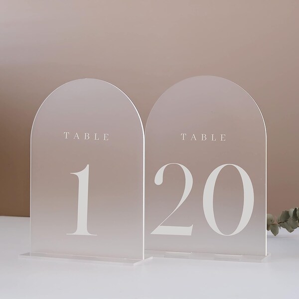 Arch Table Numbers - Etsy