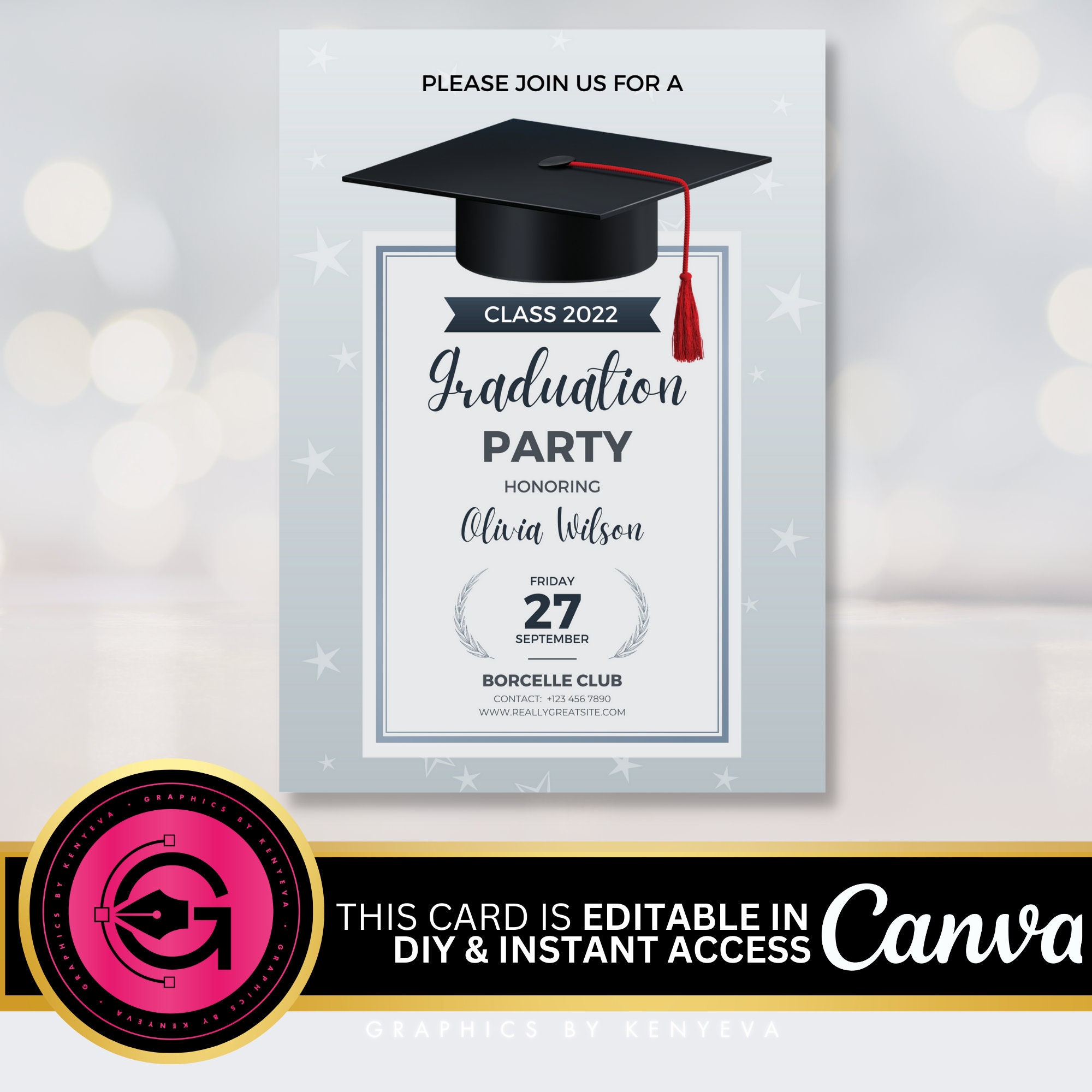 Graduation Party Club Flyer