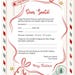 Printable Christmas Letter | Santa, Teacher, Student Worksheet (PDF) - Etsy