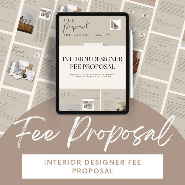 Interior Design Fee Proposal - Etsy
