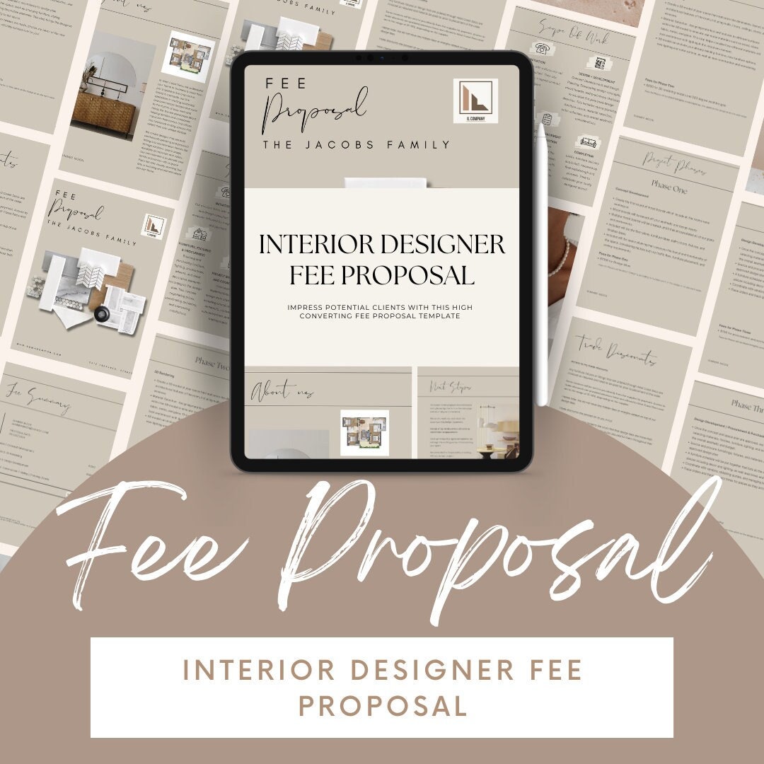 Interior Design Fee Proposal Template, Interior Design Proposal ...