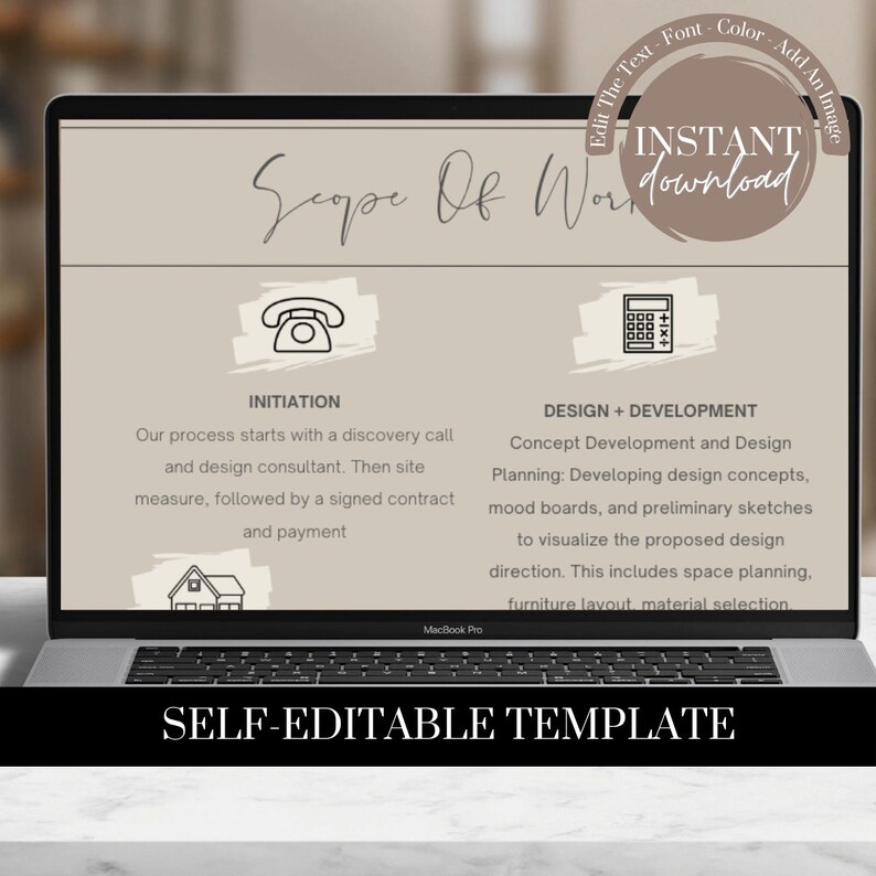 Interior Design Fee Proposal Template, Interior Design Proposal ...