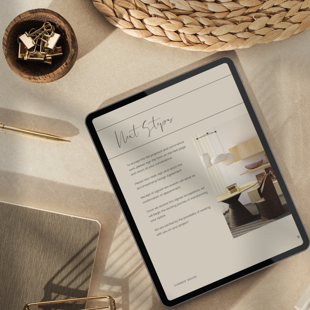 Interior Design Fee Proposal Template, Interior Design Proposal ...