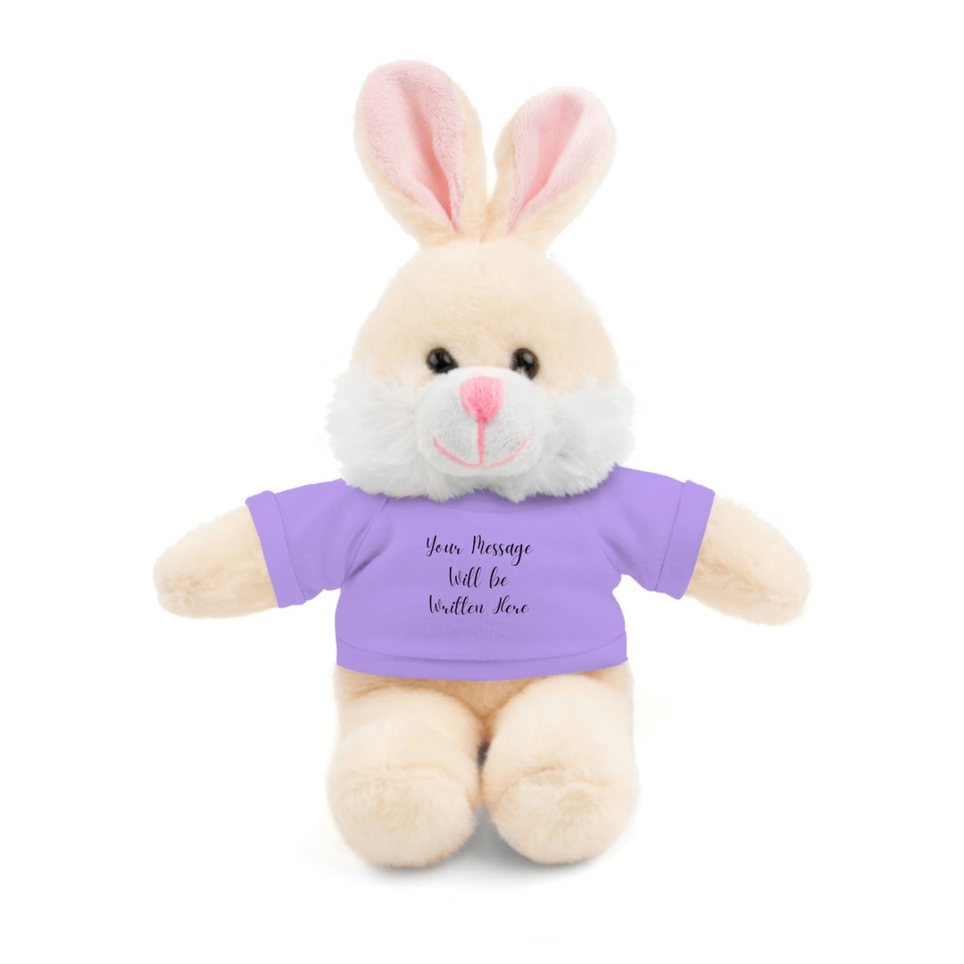 Personalized Stuffed Animals With Tee - Etsy