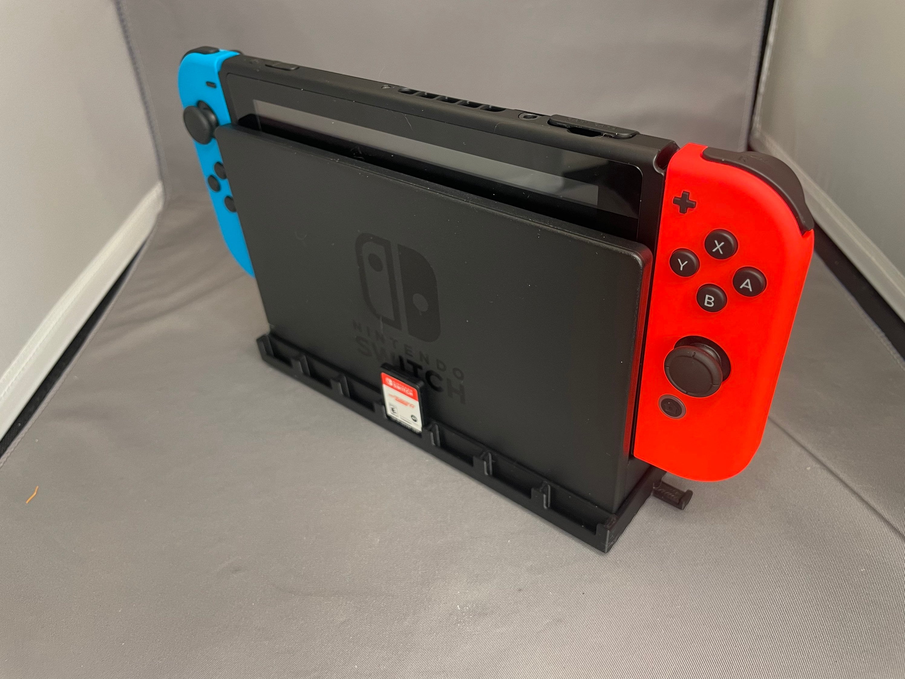 Nintendo Switch Dock Wall Mount and Cartridge Game Holder Holds 7 Carts ...