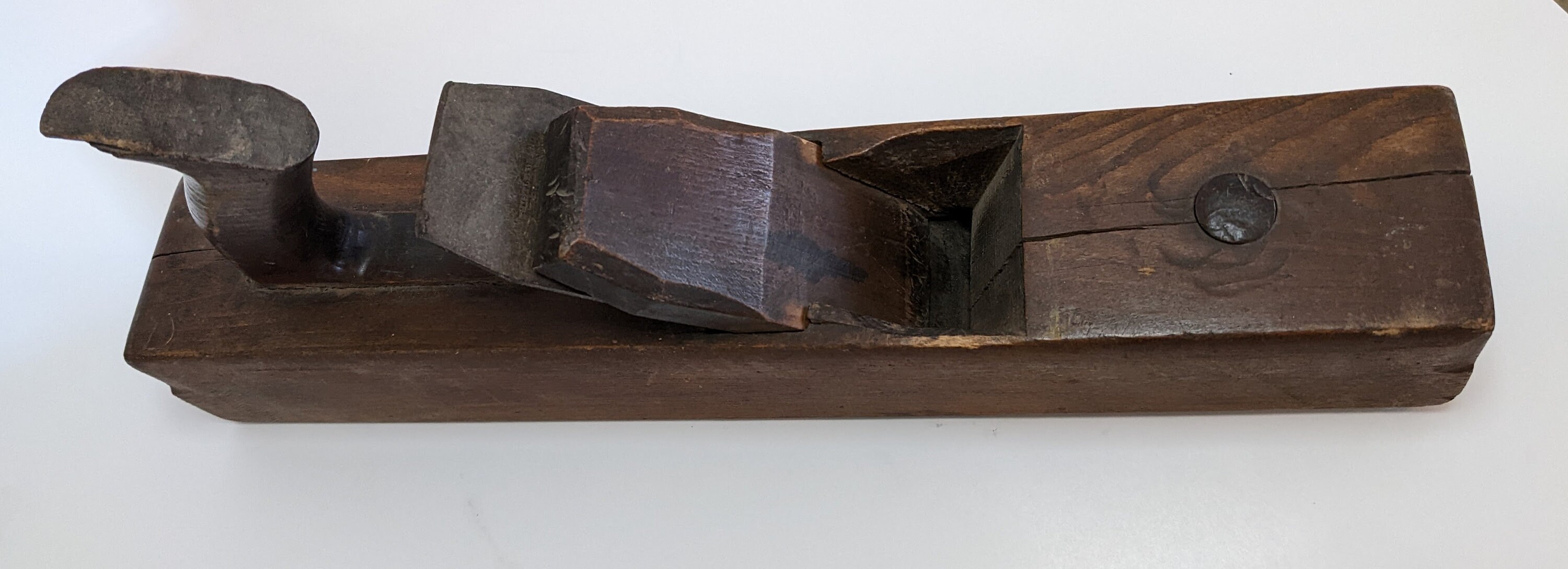 3pc. Antique Lrg. Wood Block Plane, Coffin Woodworking Plane and ...