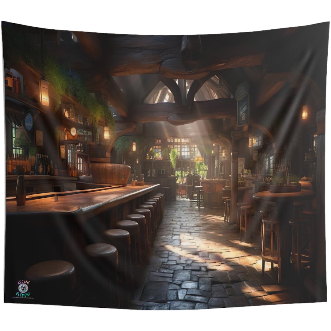 Outdoor Pub Backdrop Tapestry - Etsy