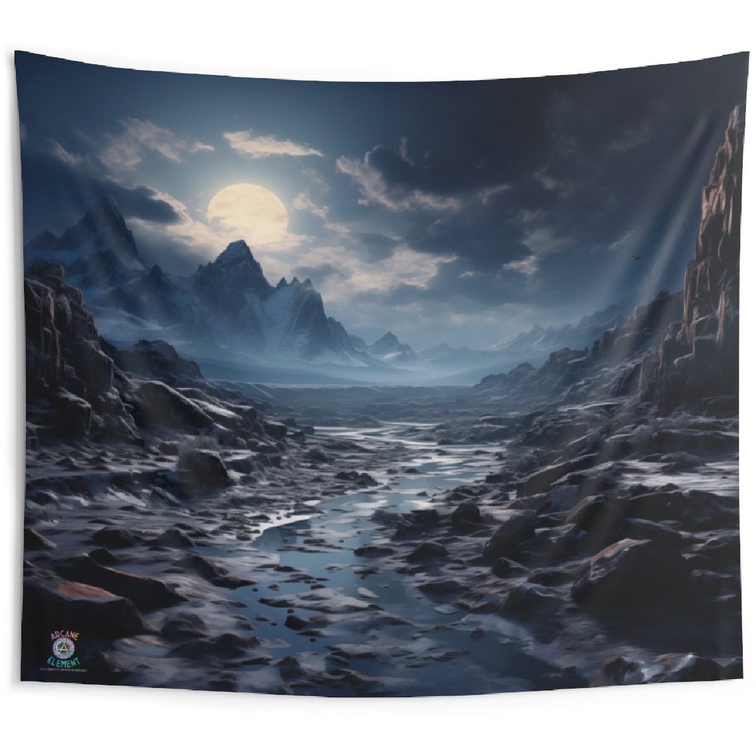 Nordic Ice Flows | Game Room Backdrop | Fantasy Background | Wall ...