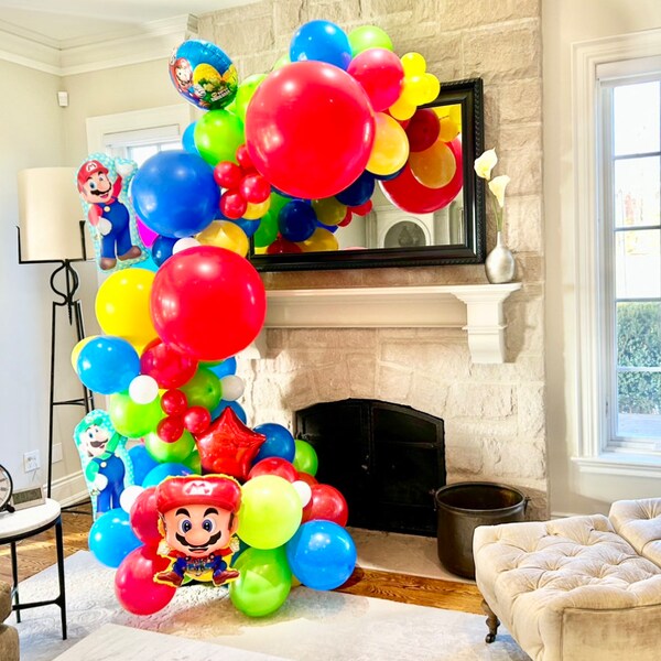 Mario Balloons - Etsy