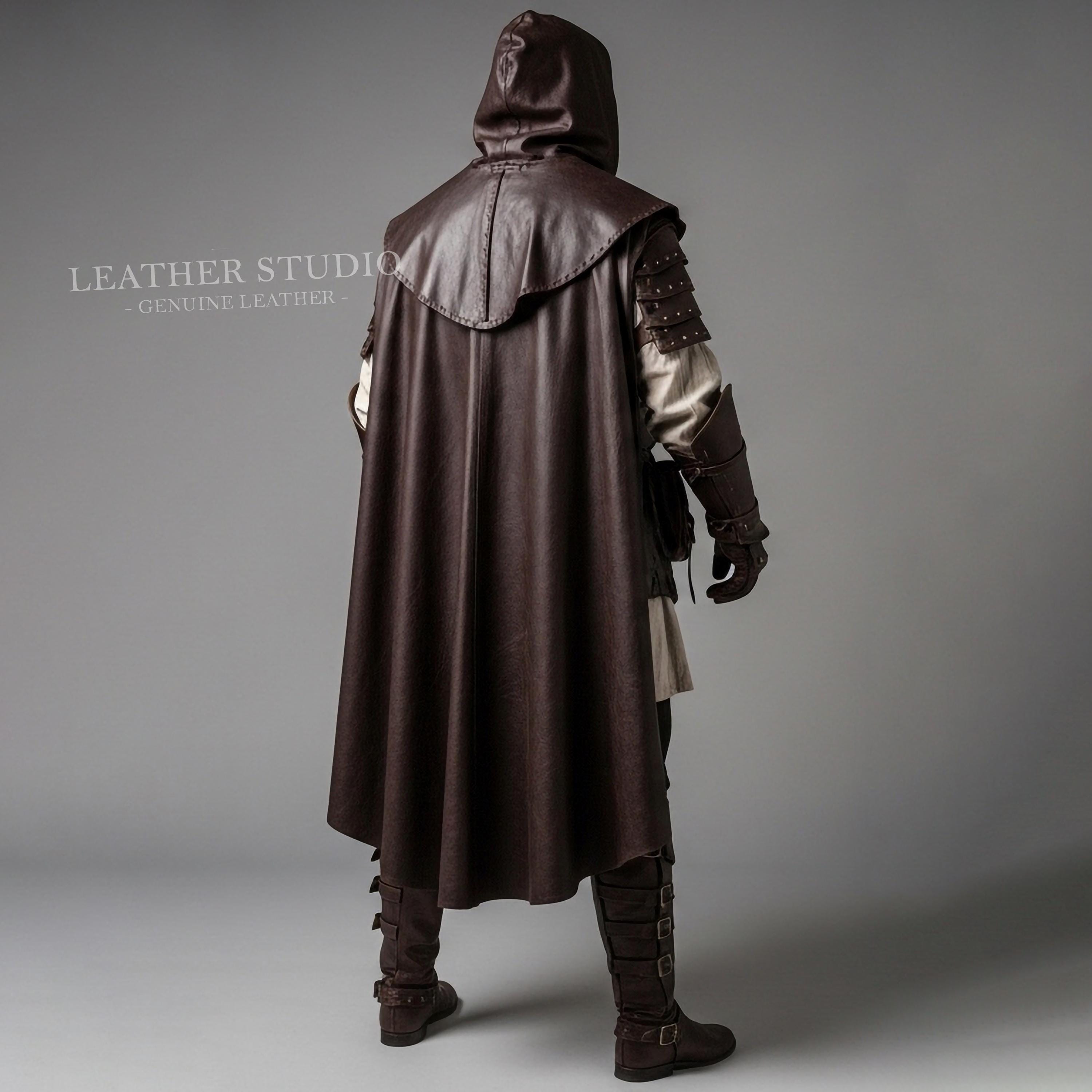 Handmade Medieval Genuine Leather Armor Set | Custom Renaissance Tunic ...