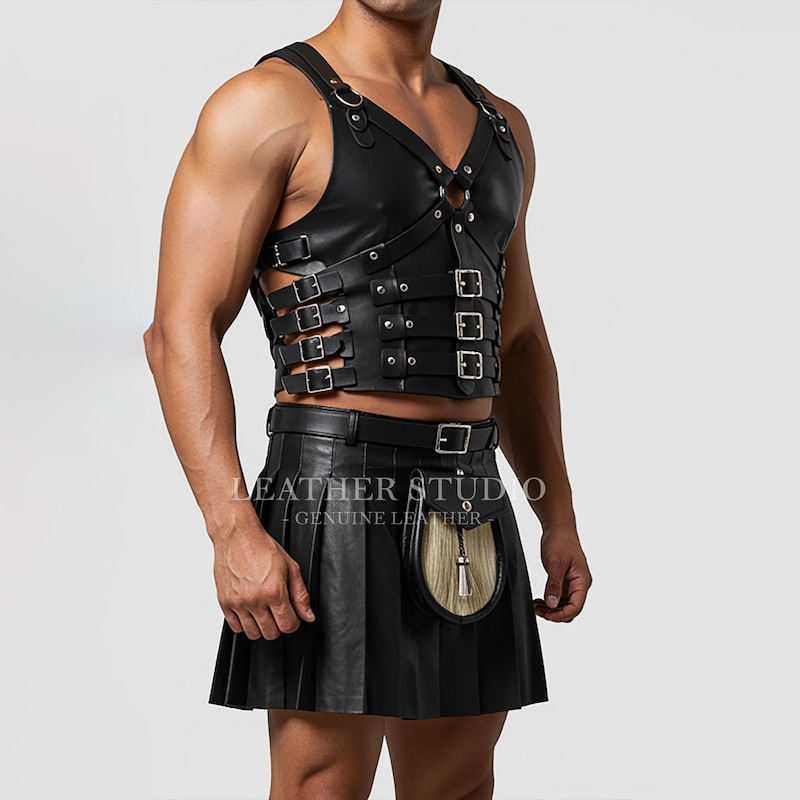 Leather Harnesses for Men - Etsy