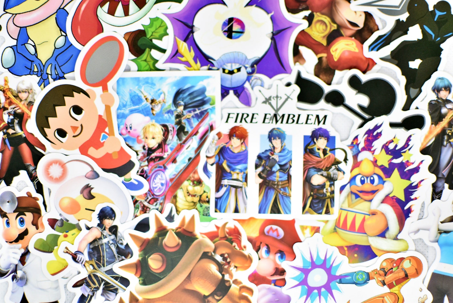 50 Super Smash Video Game Anime Cartoon Vinyl Stickers Pack - Etsy