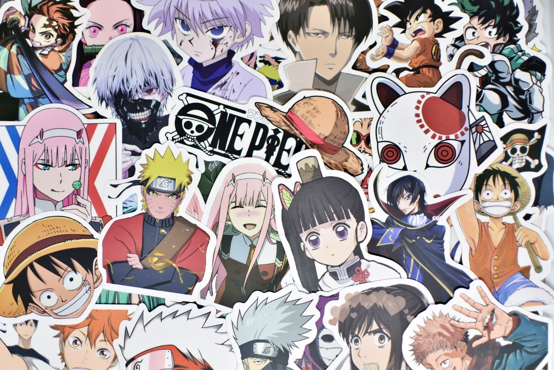50 Video Game Anime Cartoon Vinyl Stickers Pack Waterproof for Hydro ...