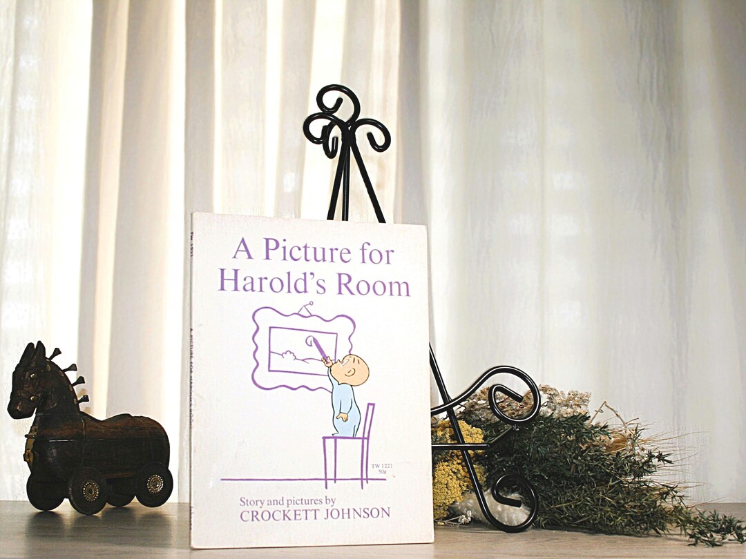 A Picture for Harold's Room, 1968 Vintage Harold and the Purple Crayon ...