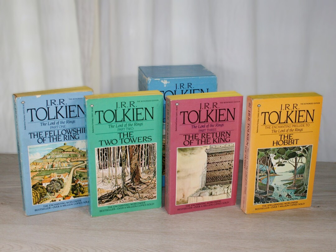 Rare the Hobbit & the Lord of the Rings First Ballantine Boxed ...