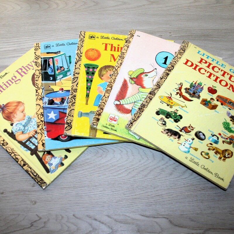 Golden Books Vintage - Etsy