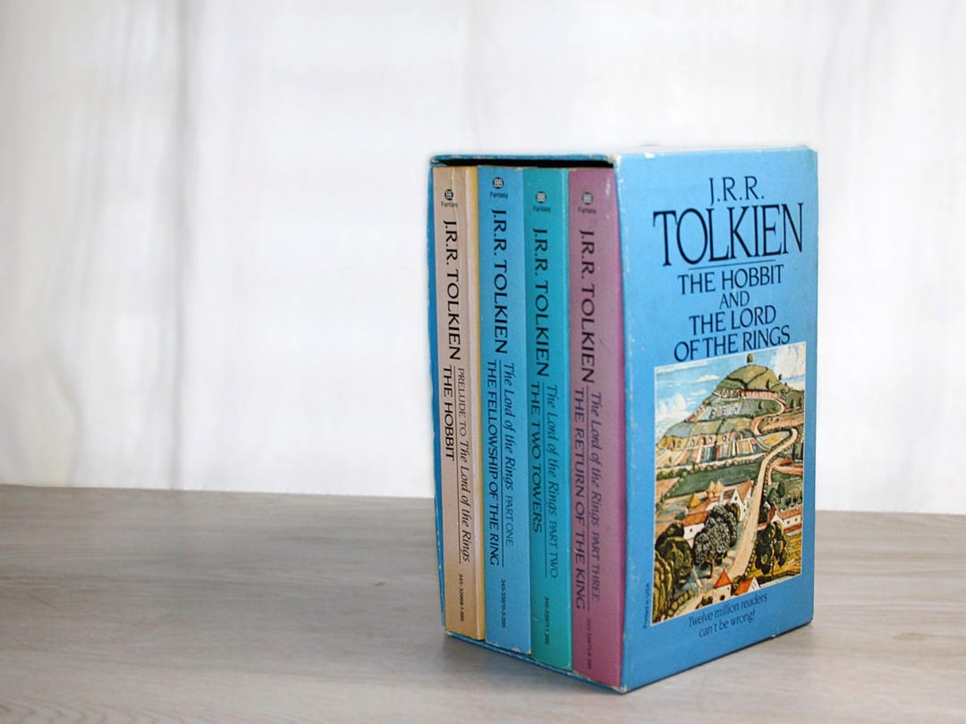Rare the Hobbit & the Lord of the Rings First Ballantine Boxed ...