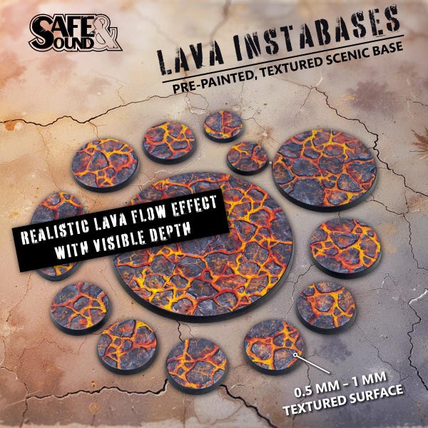 40k Bases Lava - Etsy