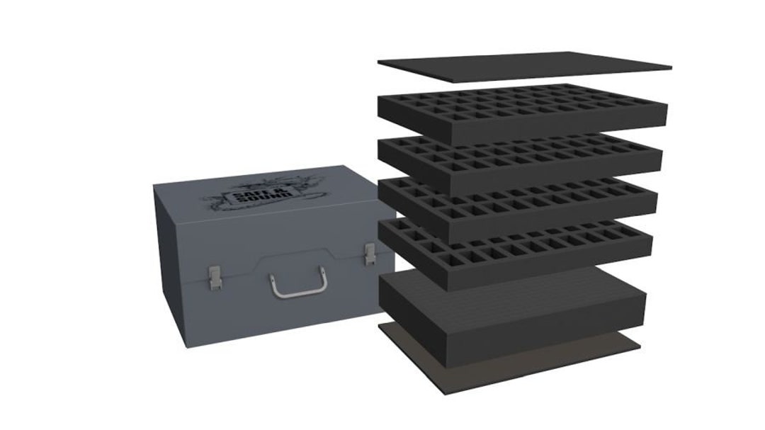 Army Pack for 160 Minis on 25mm Bases and 72mm Deep Raster Foam Tray - Etsy