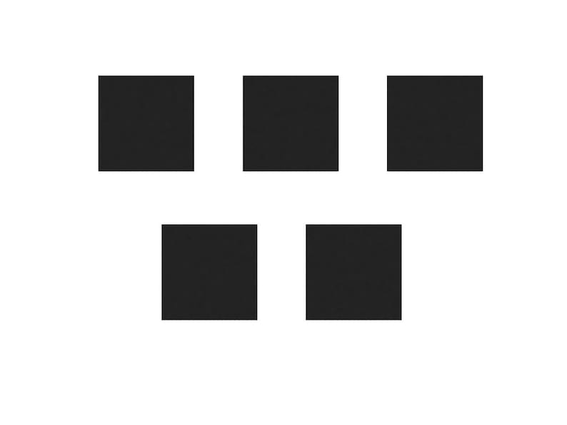 Magnetic Foil Stickers for 40x40mm Square Cast Bases (5 Pc.) - Etsy